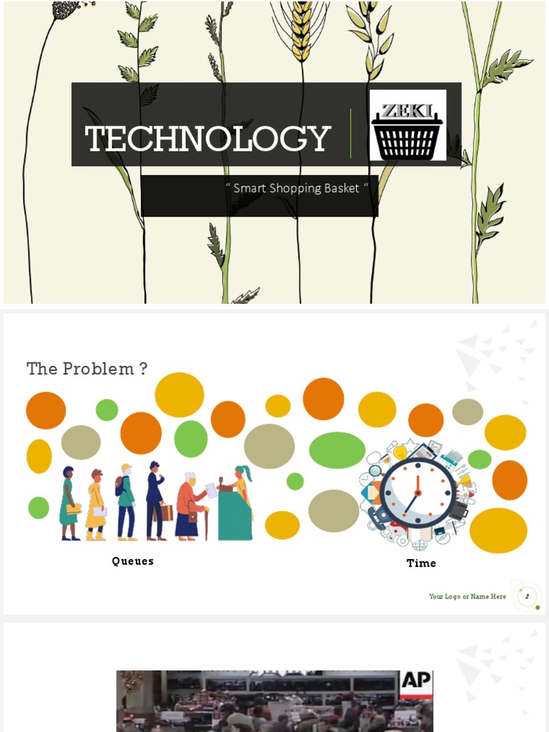 Technology: " Smart Shopping Basket " | PDF