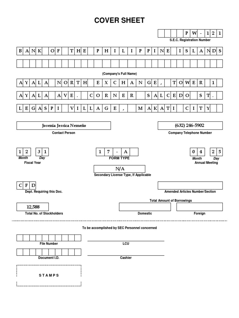 SEC Form 17A 2018 - Final - PSE Upload - v2 | PDF | Debit Card | Banks
