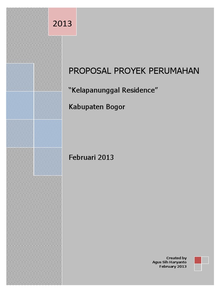 Final Proposal Investasi Perumahan | PDF