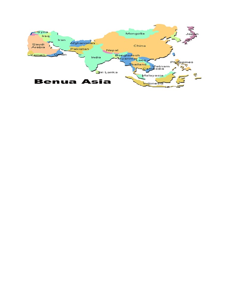 Peta Benua Asia | PDF