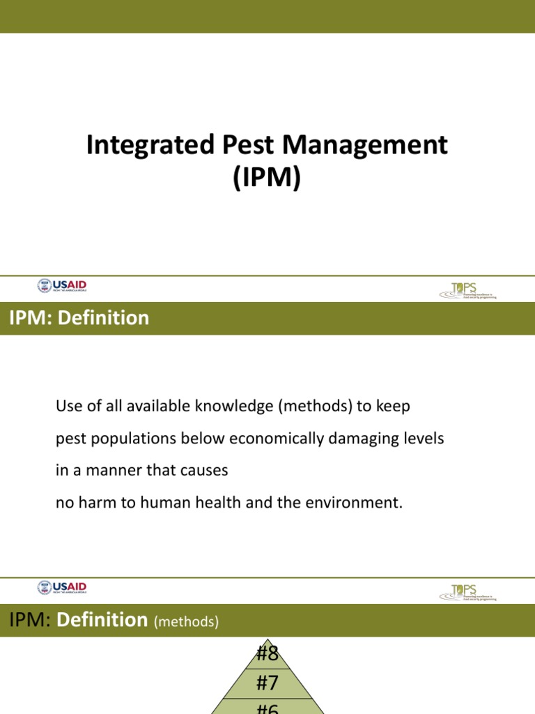 Essential Integrated Pest Management Methods | PDF | Pesticide | Nature