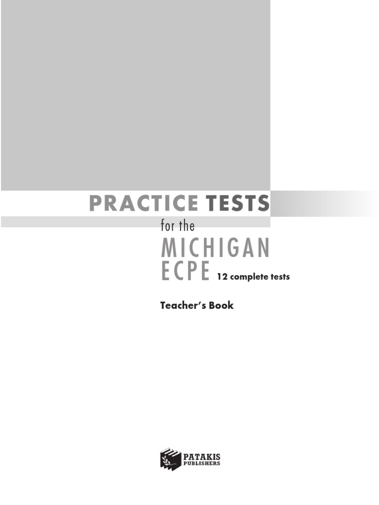 12 Complete Practice Tests for the Michigan English Proficiency Exam ...