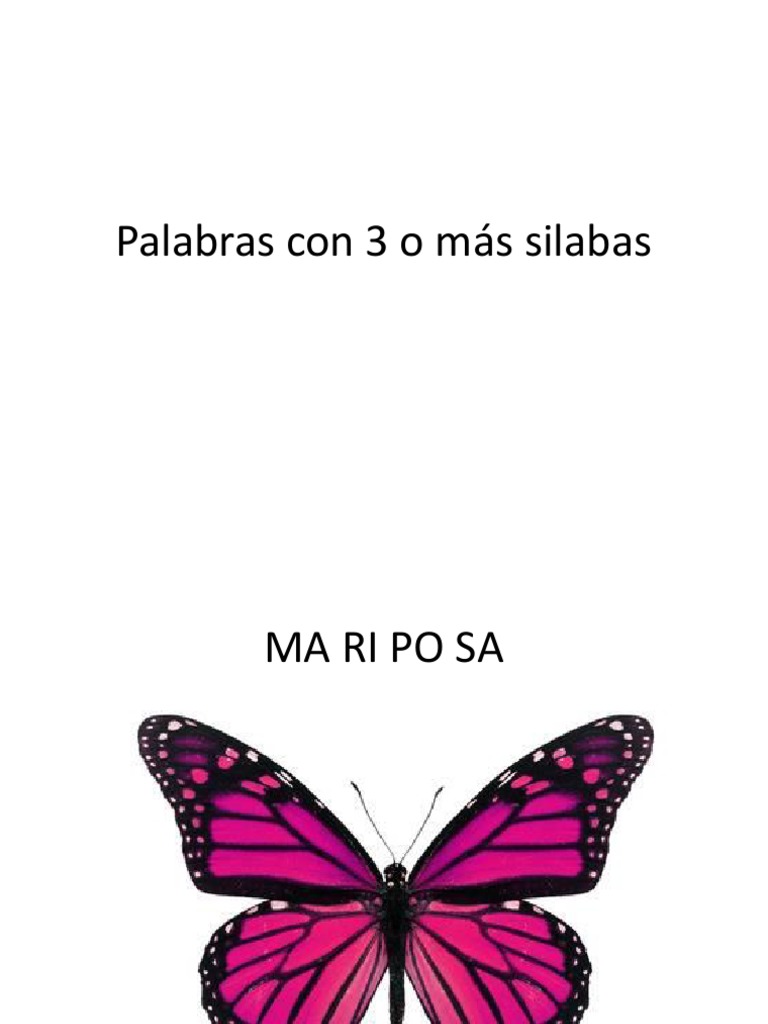 Una lista de palabras de más de tres sílabas con su recuento silábico | PDF