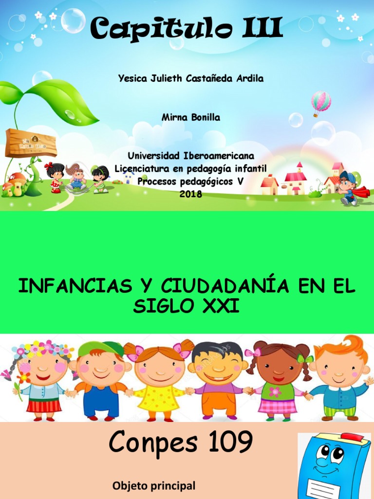 Infancia y Ciudadanía en Colombia | PDF | Educación de la primera ...