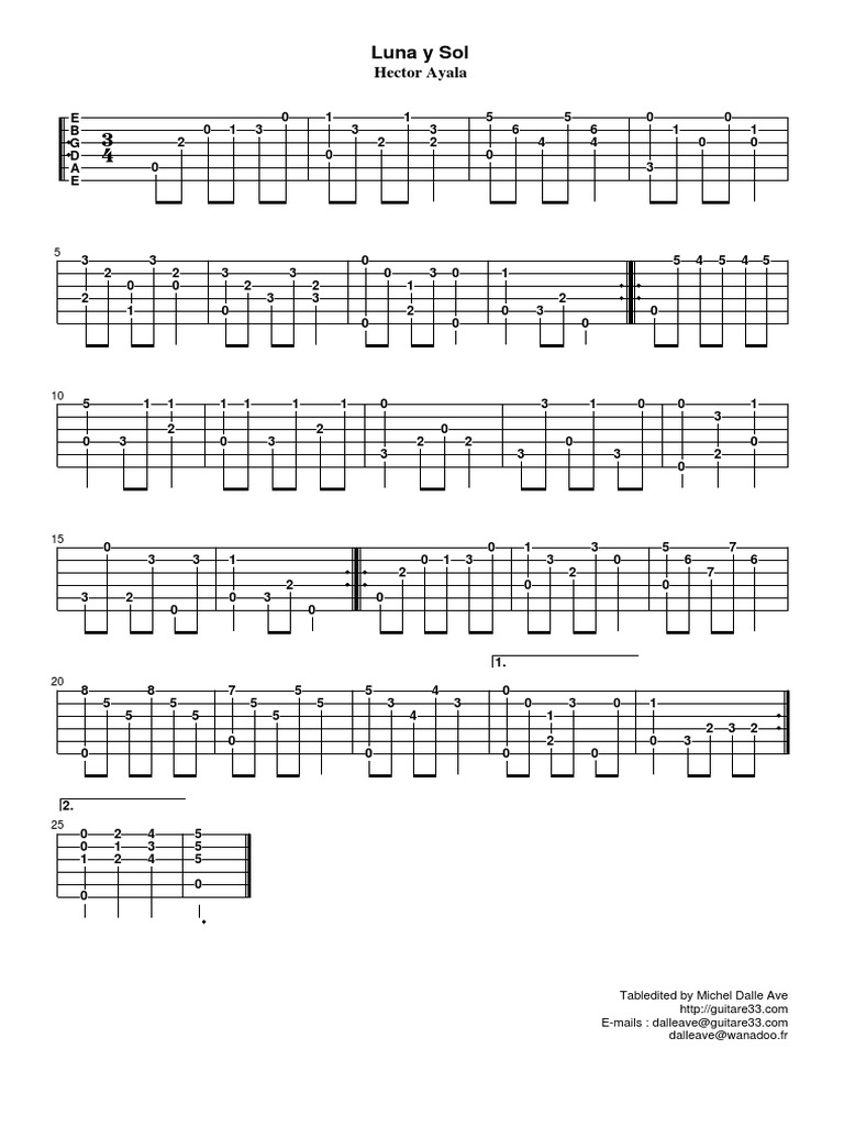 Ayala Hector Luna y Sol Tab en PDF | PDF