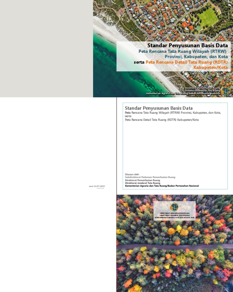 Buku - Standar Penyusunan Basis Data Peta RTRW-RDTR PDF | PDF | Komputer