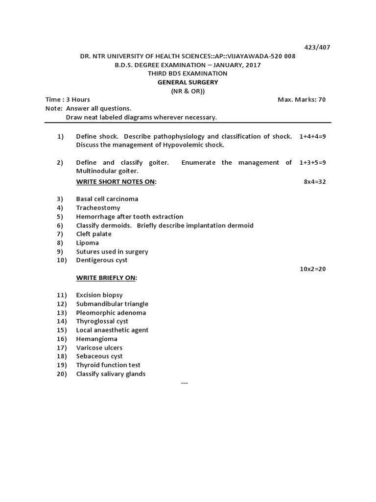 General Surgery Pdf Surgery Wound