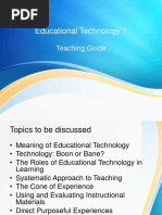 Lesson 1 - Introduction To Technology For Teaching and Learning | PDF