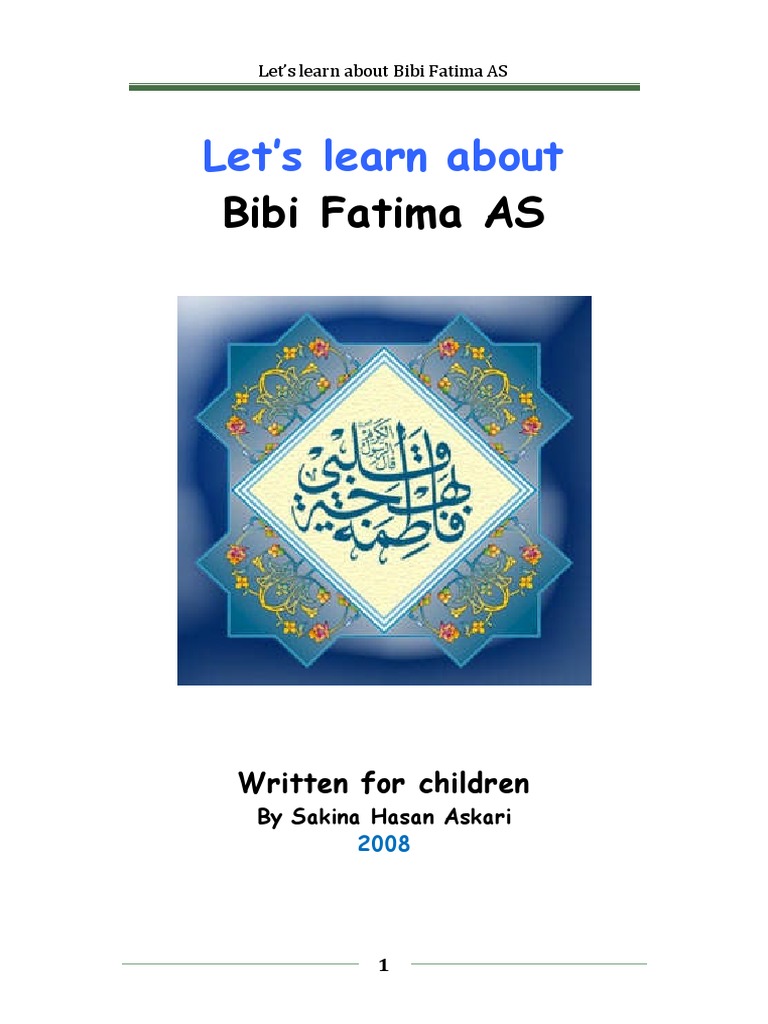 Bibi Fatima | PDF | Ali | Muhammad