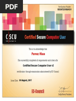 ECC CEH Certificate | PDF