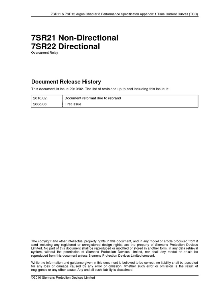 Siemens 7sr | PDF | Intellectual Property Law | Government Information
