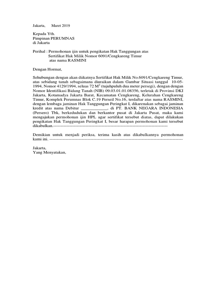 Pernyataan HPL-1 | PDF