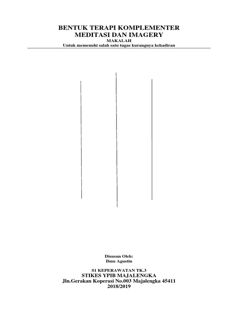 Bentuk Terapi Komplementer Meditasi Dan | PDF