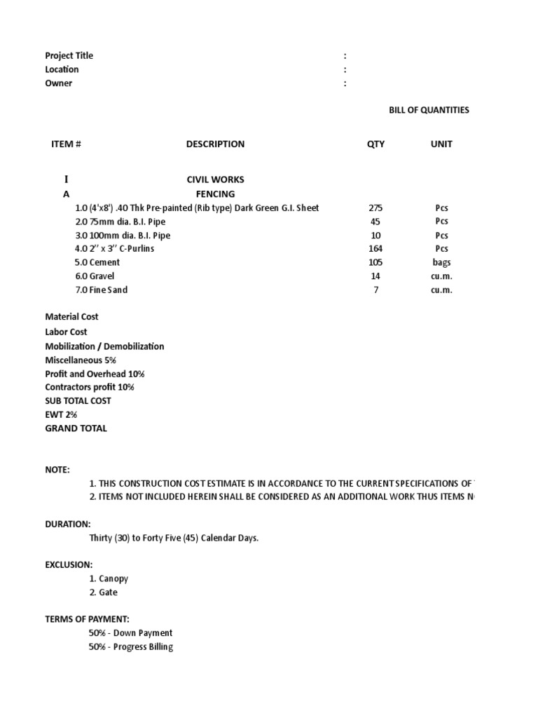 IPM Quotation FENCE | Economic Sectors | Economics