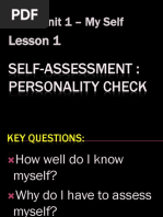 Self-Assessment Form Mental Health Scale | PDF | Mental Health | Behavioural Sciences