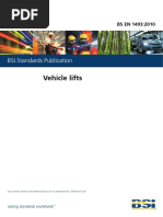 BS en 1493 - 2010 - Vehicle Lifts | PDF | Business