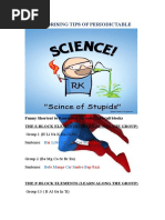 Mnemonics For Periodic Table | PDF | Transition Metals | Chemistry