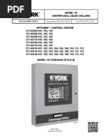 York - Trouble Shooting Centrifugal Chiller PDF | PDF | Pump | Switch