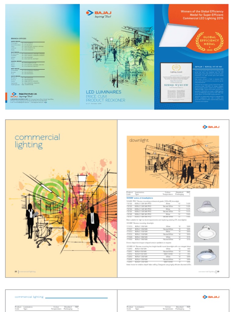 LED Lighting Price List and Catalogue | PDF | Lighting | Light Emitting ...