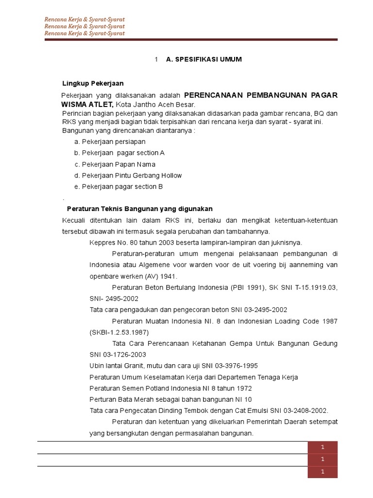 RKS Pagar | PDF