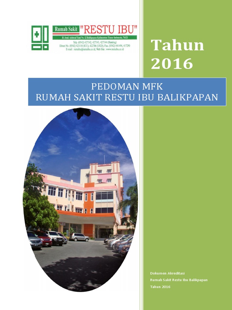 Daftar Isi Pedoman MFK | PDF