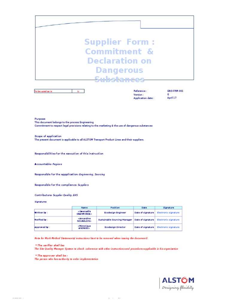 Eng Frm 001 Ve 1 Pdf Business