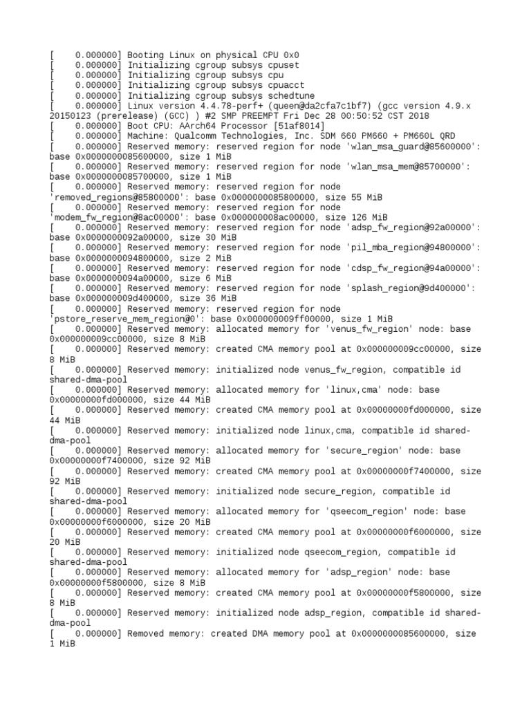 Dmesg | Download Free PDF | Central Processing Unit | Computer Engineering