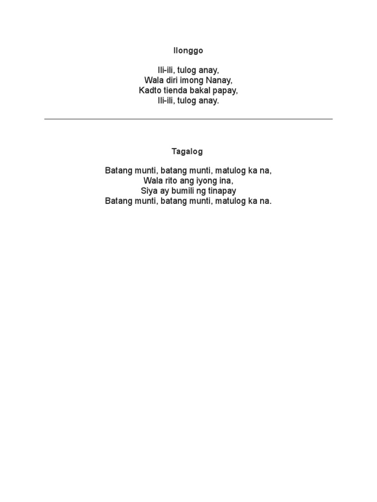 Ili Ili | PDF