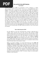 HMT Case Study: Rundown About The Company | PDF | Business