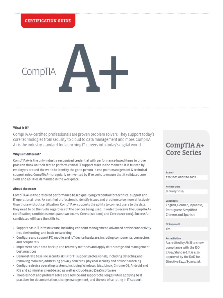 A Core Series Certification Guide Online | PDF | Operating System ...