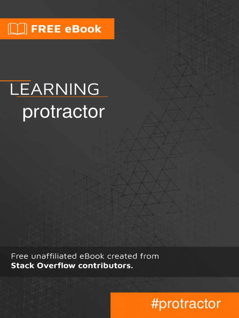 Protractor | PDF | Selenium (Software) | Cascading Style Sheets