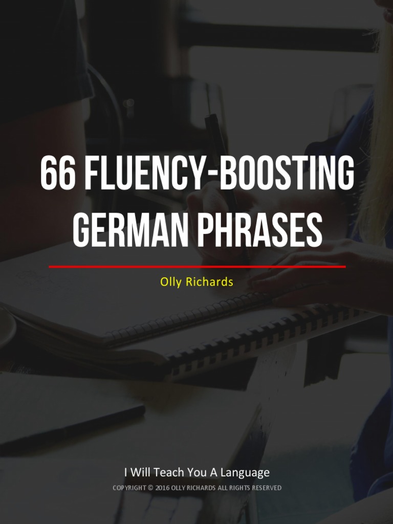 66 Fluency Boosting German Phrases | PDF | Conversation | Fluency