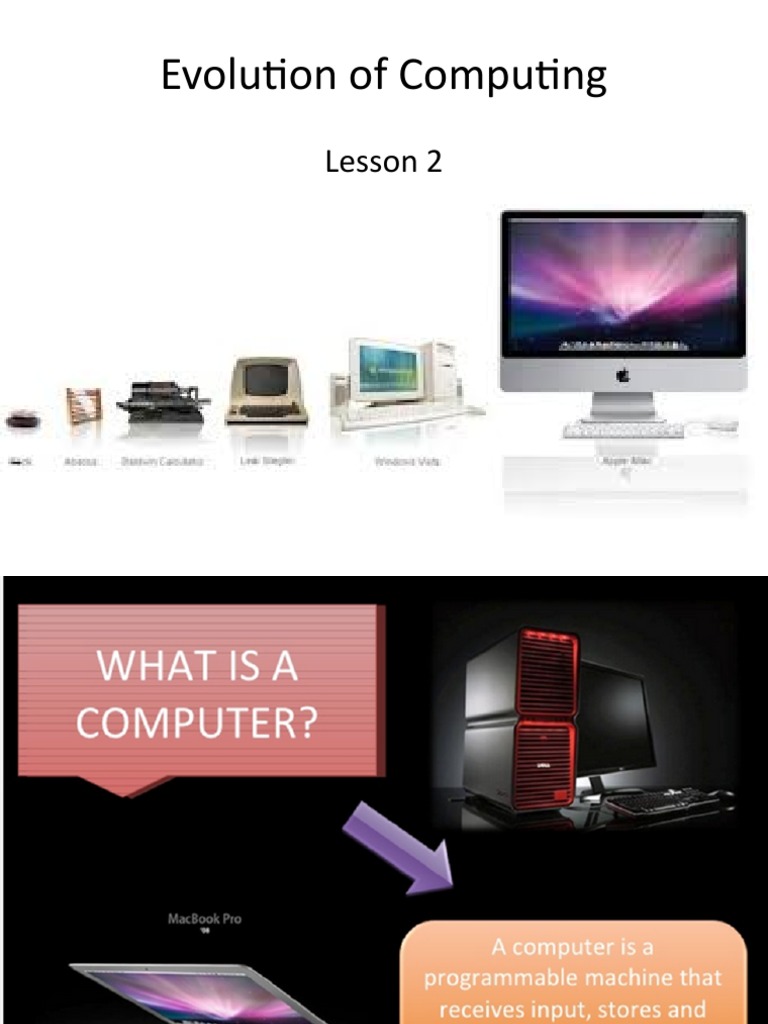 Lesson2 - Evolution of Computer | PDF