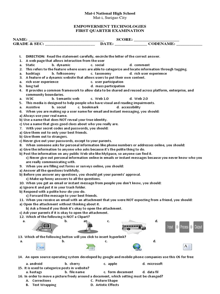 Empowerment Tech Midterm | PDF | Spreadsheet | World Wide Web