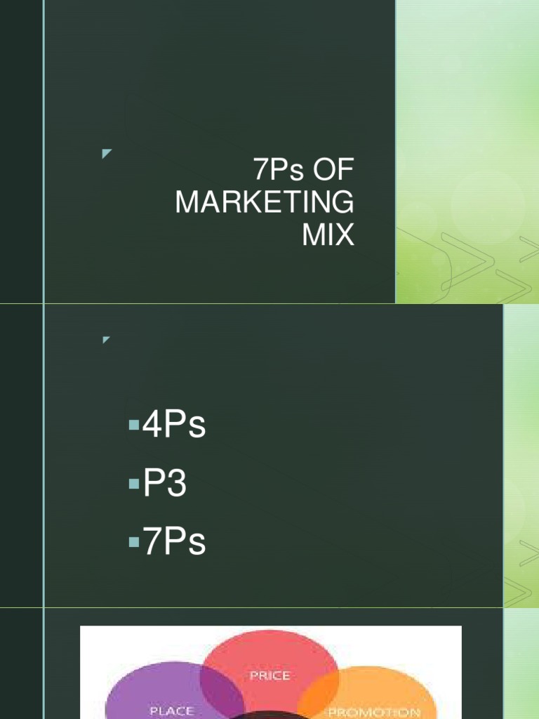 Entrep Lesson 13 7ps of Marketing | PDF | Promotion (Marketing) | Marketing