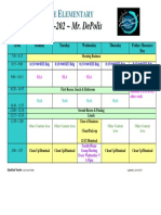 1st Grade Daily Schedule | PDF