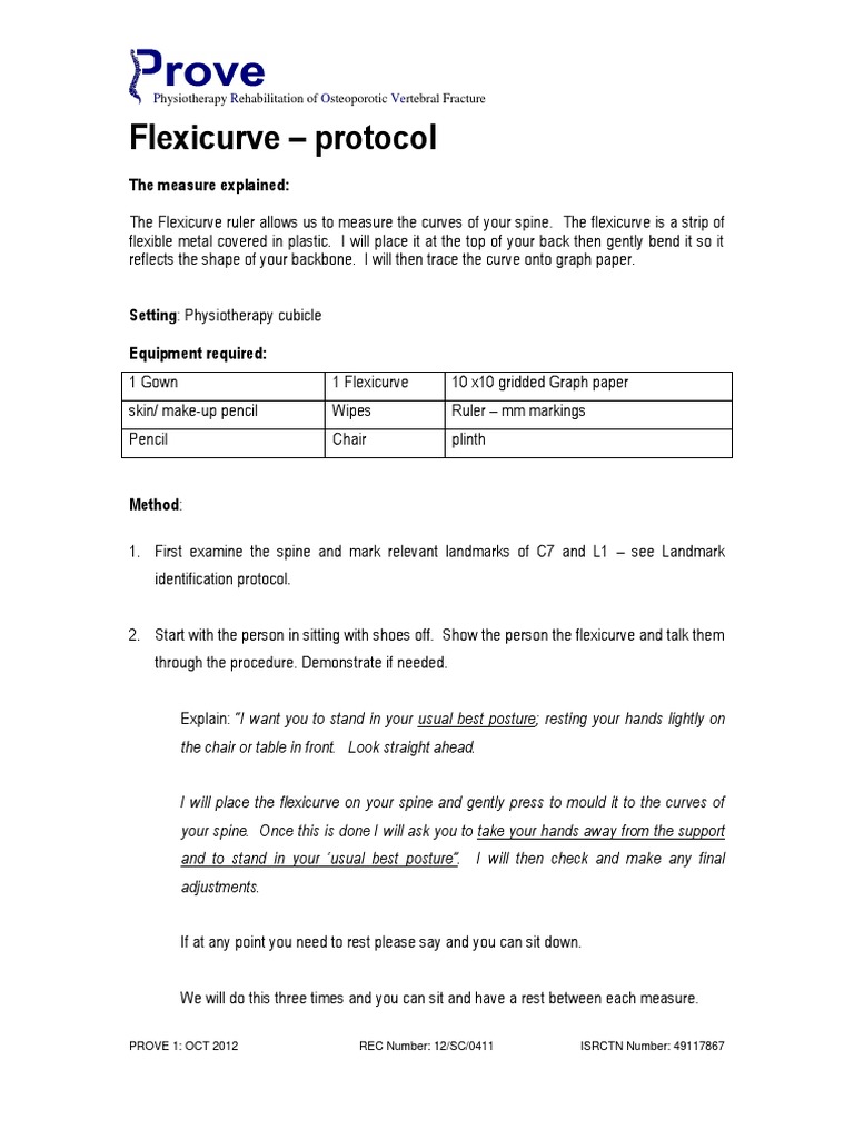 Flexicurve - Protocol: The Measure Explained | PDF | Vertebral Column ...
