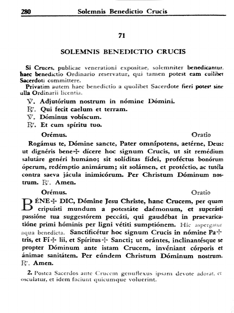 Crucifix Blessing PDF | PDF