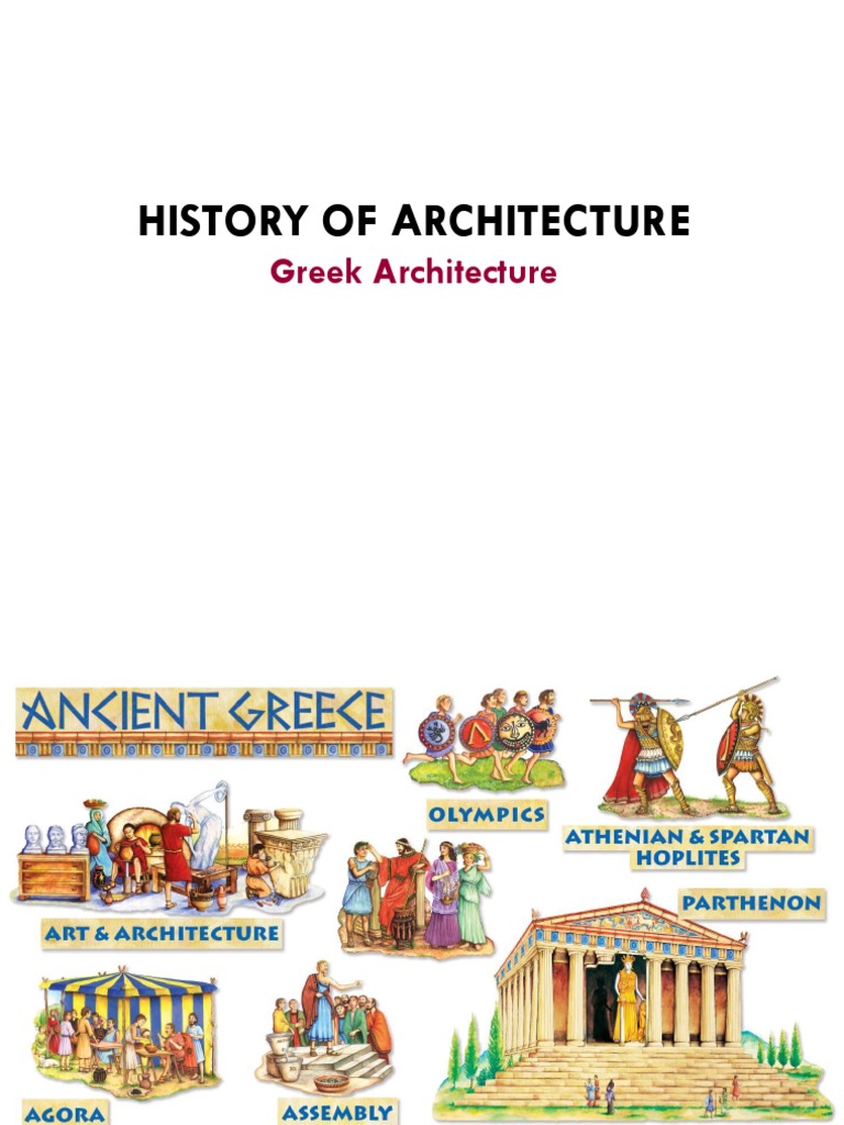 Greek Architecture | PDF | Column | Architectural Elements