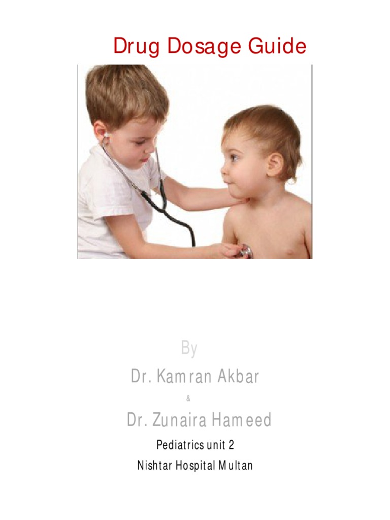Dosage Chart in Paeds | PDF | Dose (Biochemistry) | Chemistry