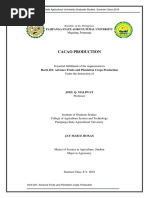 Cacao Production Proposal | PDF | Cocoa Bean | Trees