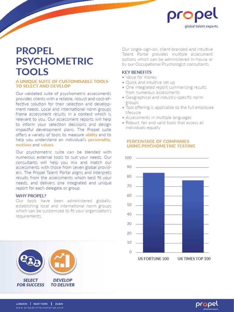 Propel - Psychometric Tools | PDF | Psychometrics | Industrial And ...