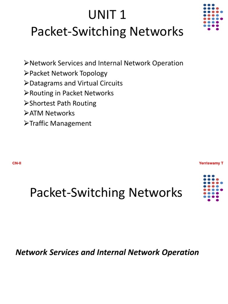 Packet Switching Networks | PDF | Packet Switching | Computer Network