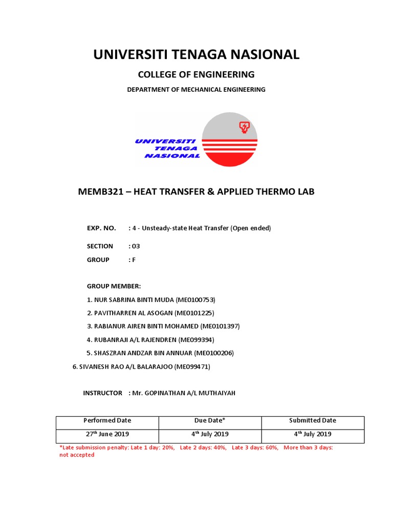 Heat Lab Exp4 | PDF | Heat Transfer | Heat