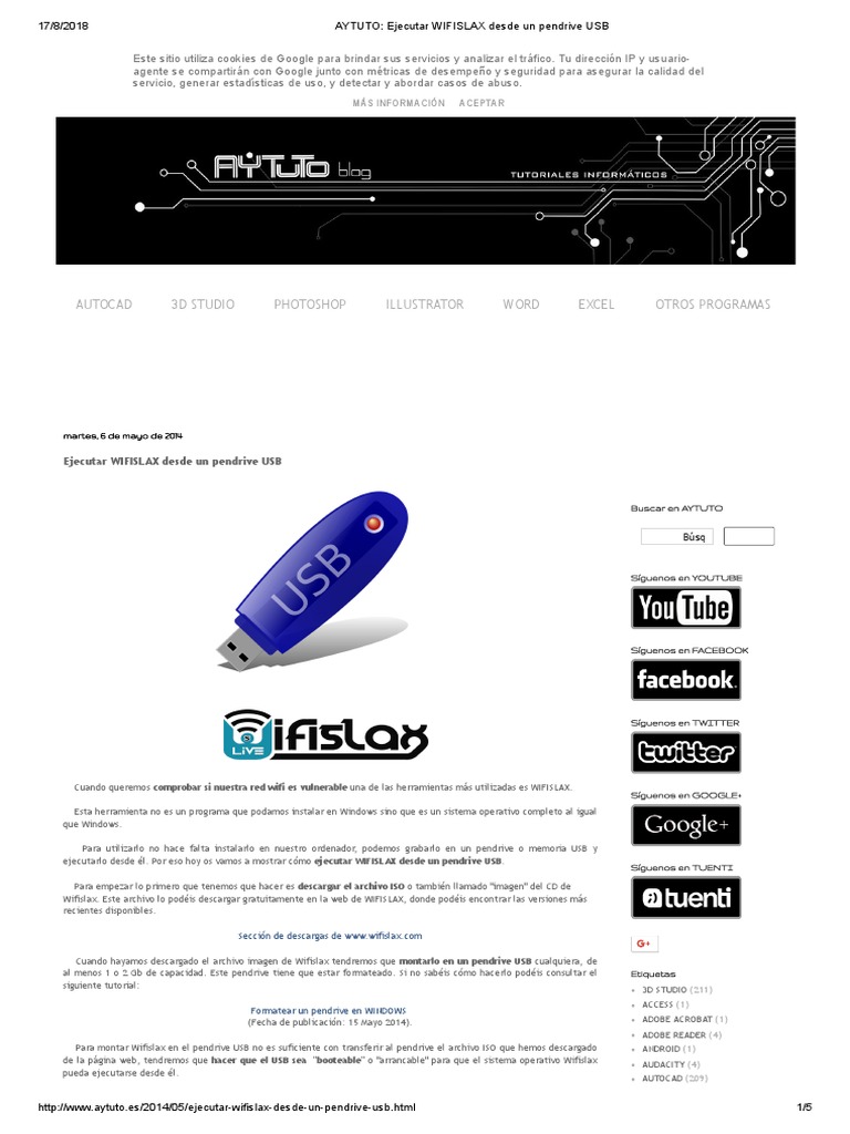 Tutorial para Wifislax | PDF | Memoria USB | Bios
