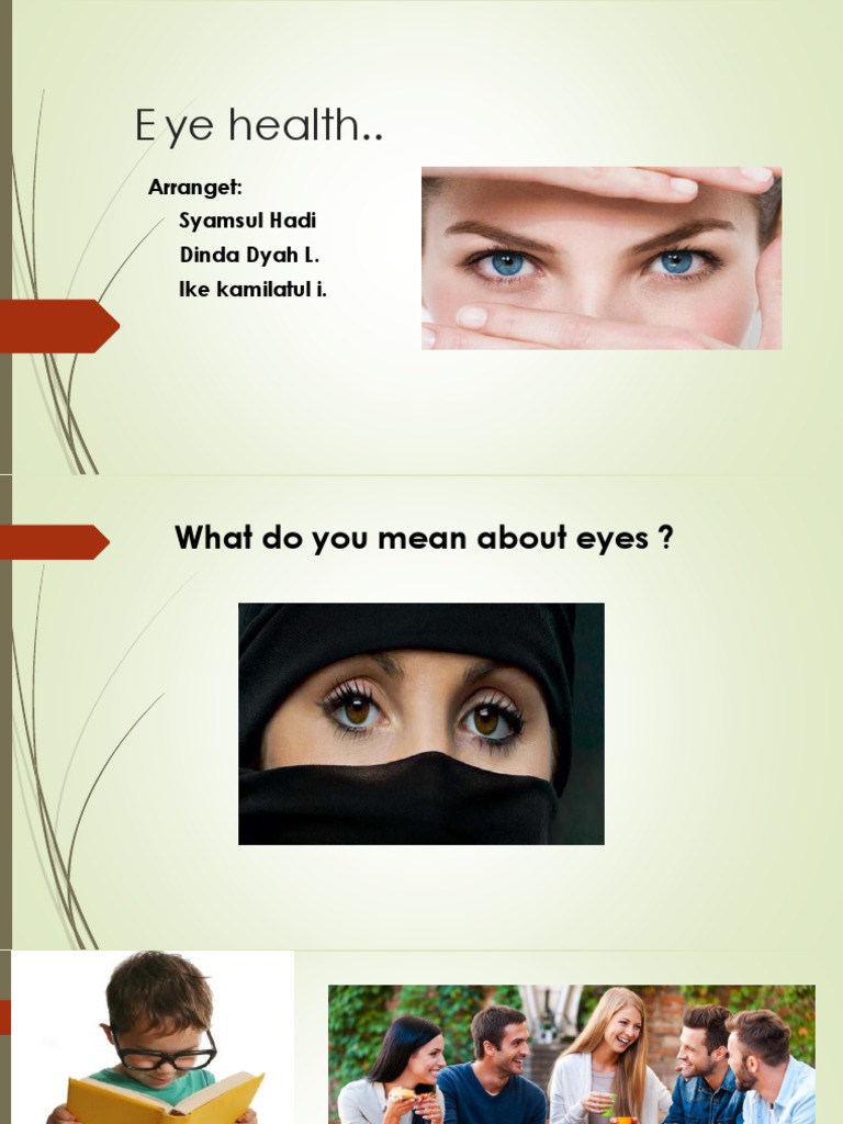 Education For Healty Eyes | PDF | Sensory Organs | Visual System
