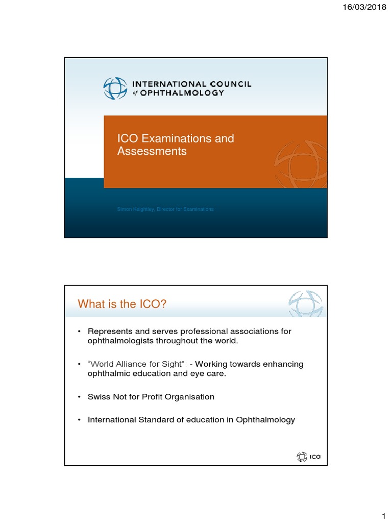 ICO Examinations and Assessments: What Is The ICO? | PDF ...
