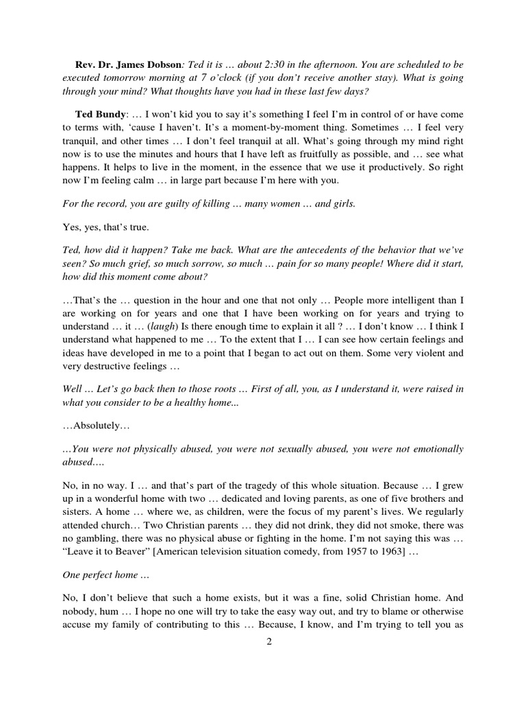 Transcript of Police Interview | PDF | Violence | Punishments Transcript of Police Interview | PDF | Violence | Punishments