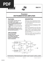 INA128 INA129: Features Description | PDF | Amplifier | Power Supply