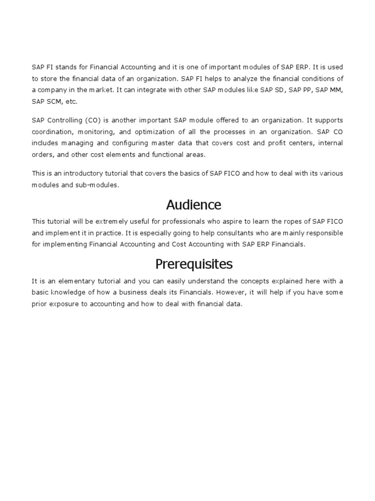 Sap Fi | PDF | Debits And Credits | Invoice